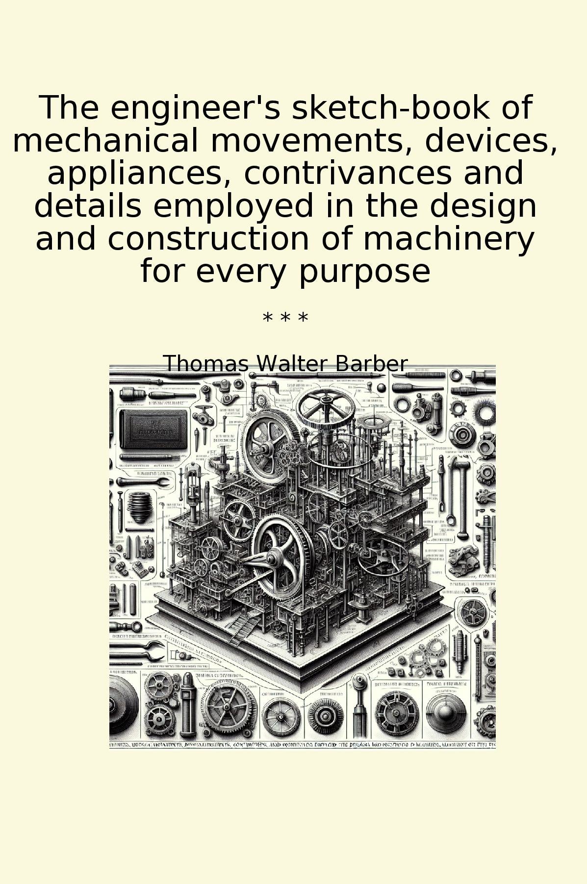 The engineer's sketch-book of mechanical movements, devices, appliance