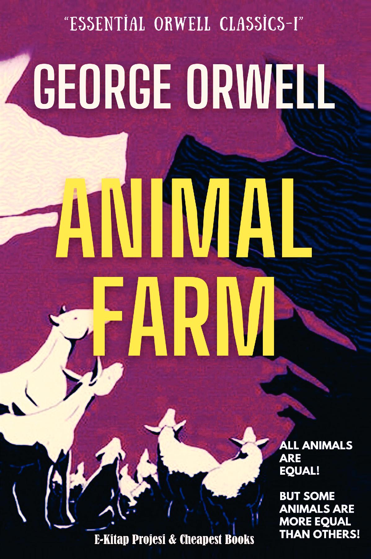 Boekomslag Van Animal Farm George Orwell